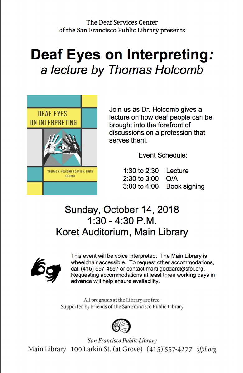 Deaf Eyes on Interpreting | Deaf Culture That